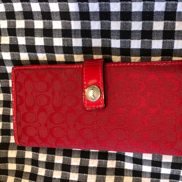 Coach | Bags | Coach Check Wallet | Poshmark
